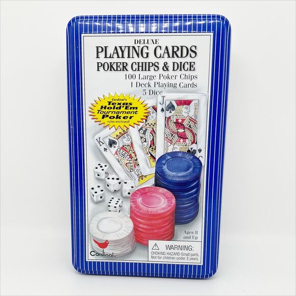 Cardinal | Games | New Deluxe Playing Cards Poker Cards And Dice In ...